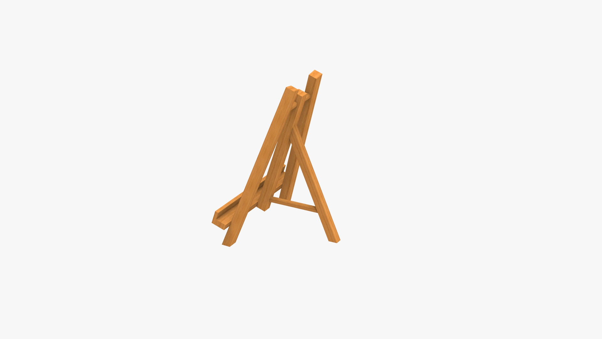 3D Wooden Easel model - TurboSquid 1763851