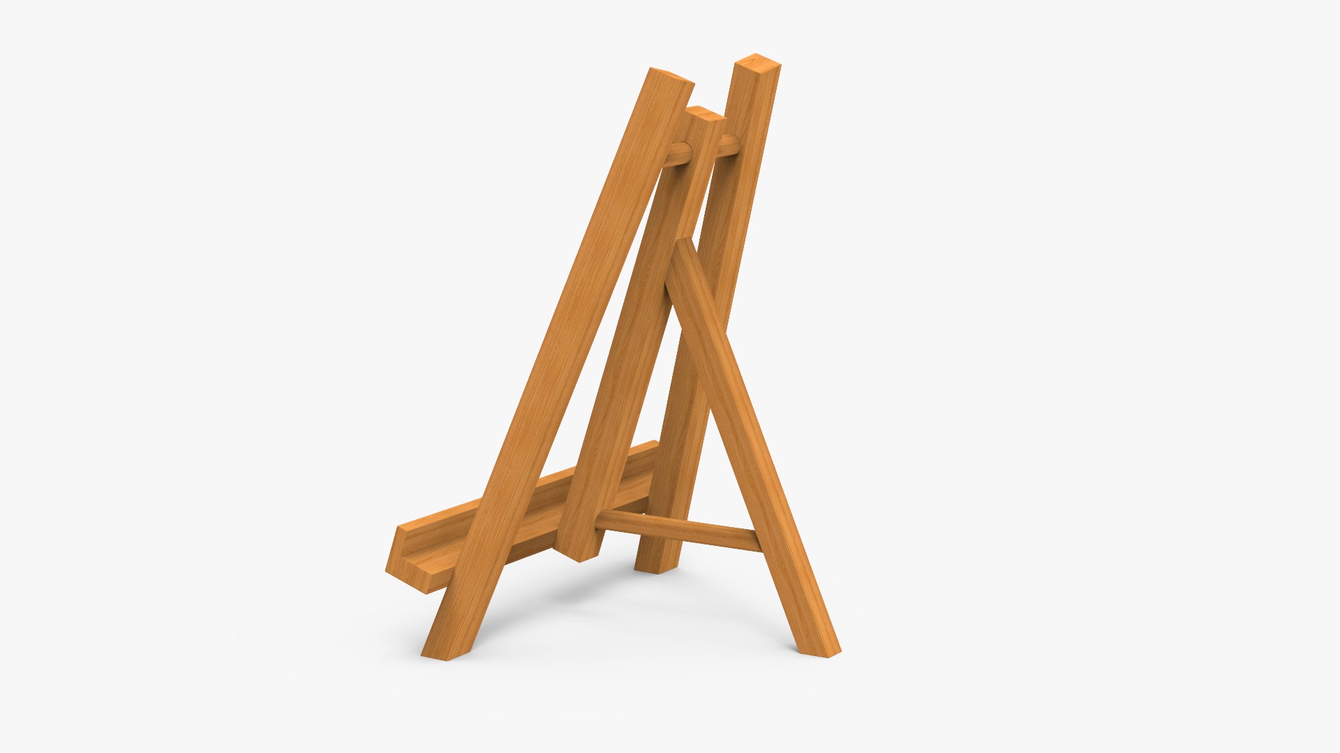 3D Wooden Easel model - TurboSquid 1763851