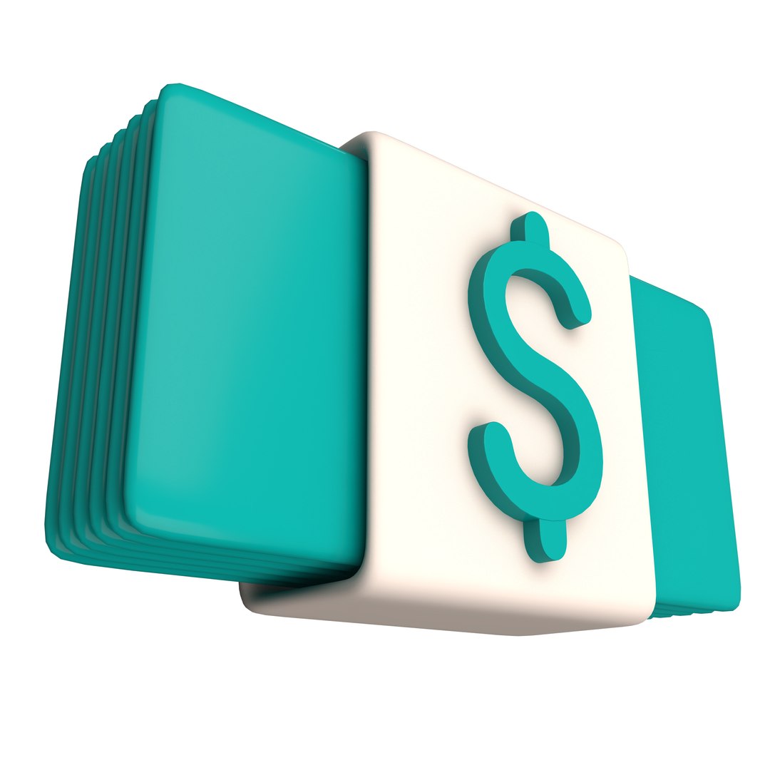3D Dollar Banknote Cartoon Model - TurboSquid 2026542