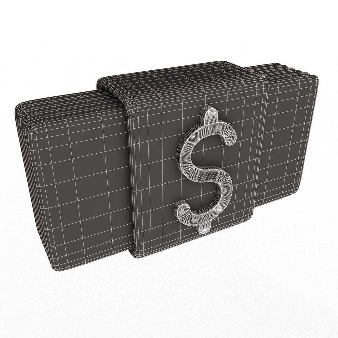 3D Dollar Banknote Cartoon Model - TurboSquid 2026542