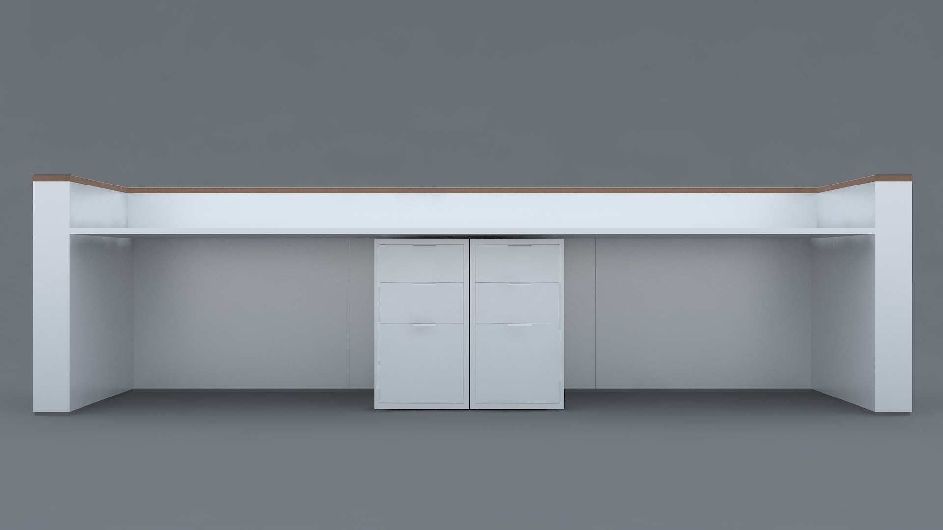 3d Hyundai Reception Desk 3