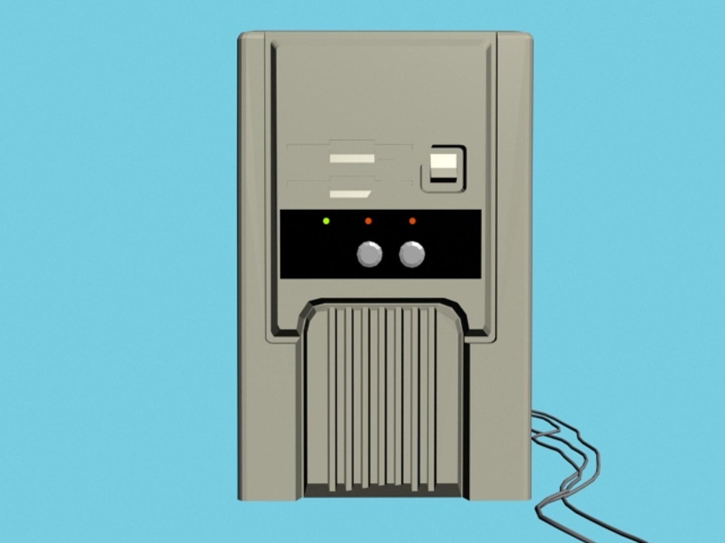 3d Computer Desktop Model