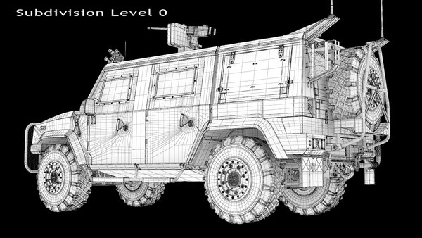 Iveco lmv model - TurboSquid 1298007
