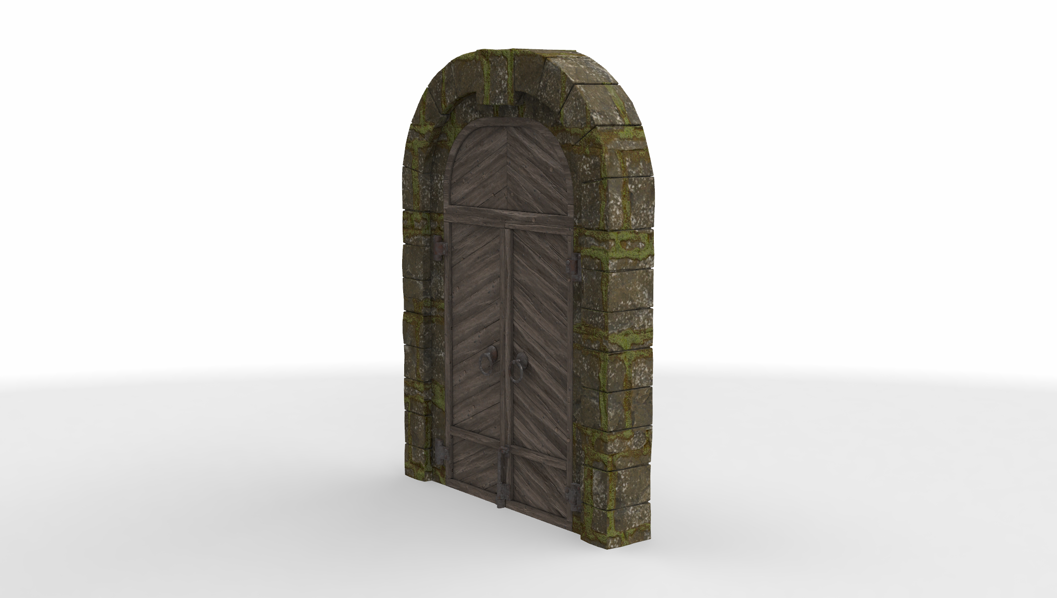 modelo 3d puerta medieval de madera 02 - TurboSquid 2371133