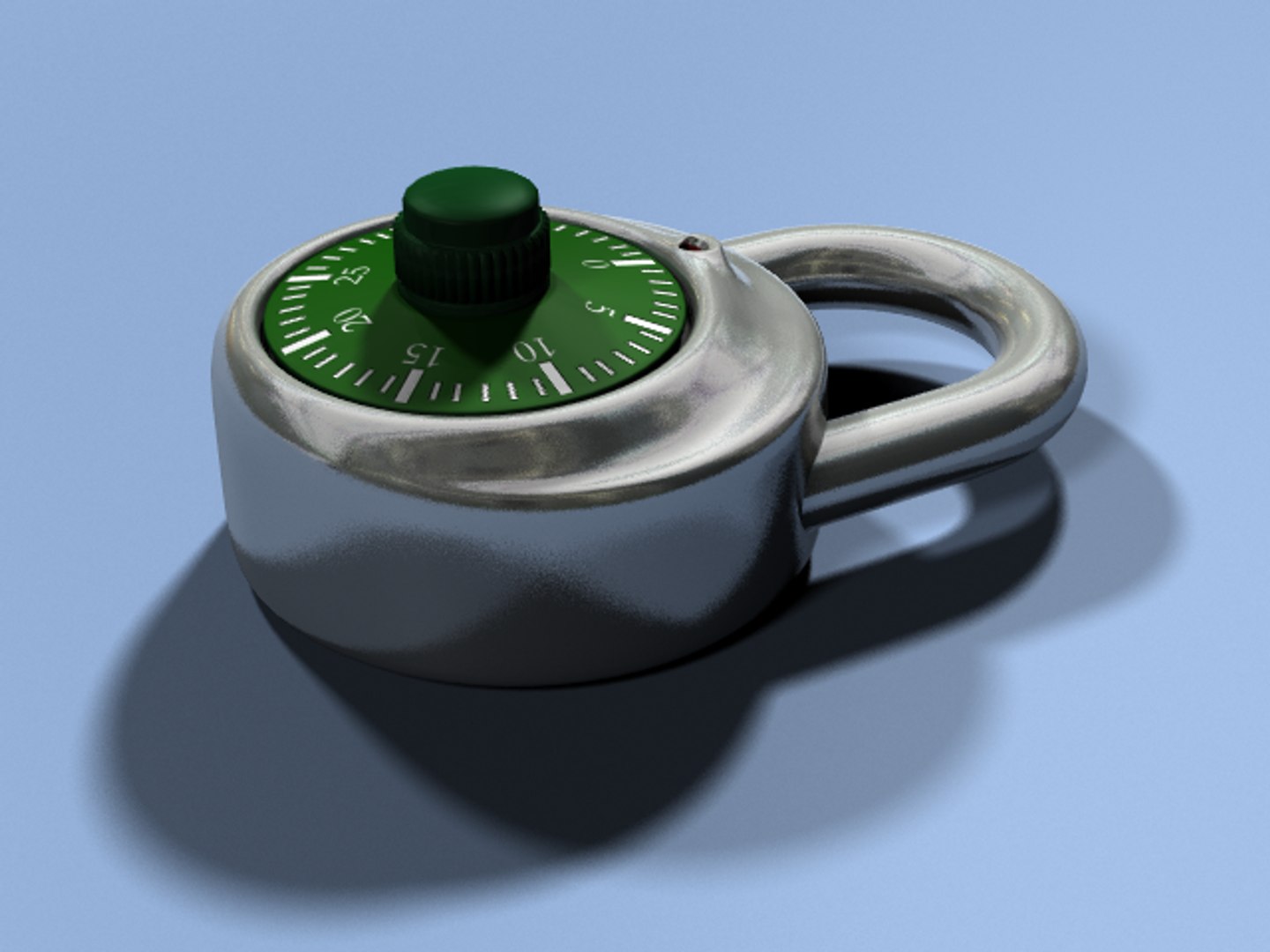 Combination Padlock Obj