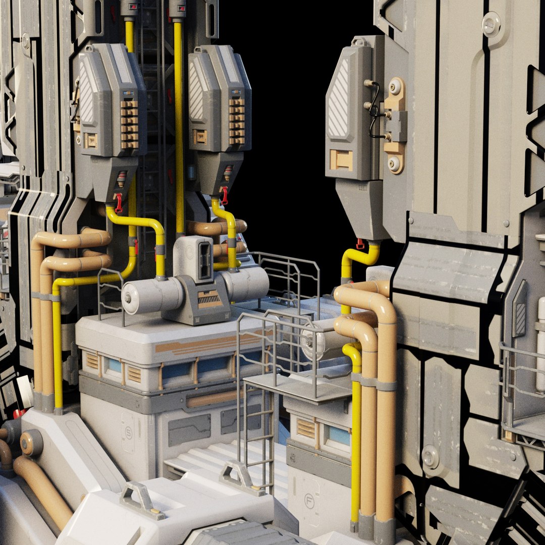 Sci Base Science Model - TurboSquid 1408969