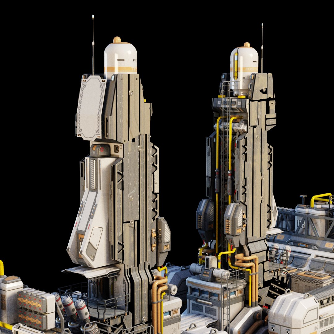 Sci Base Science Model - TurboSquid 1408969