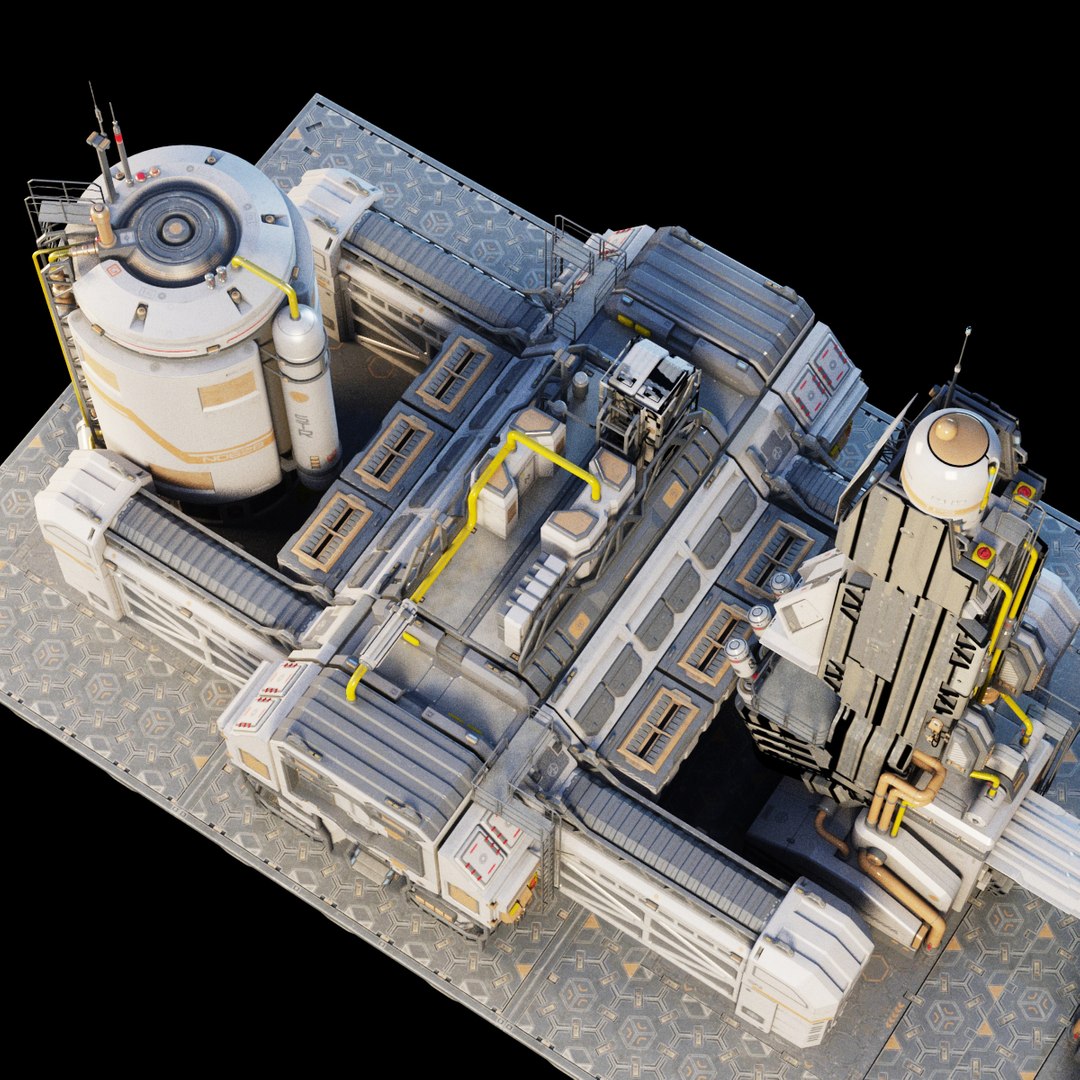 Sci Base Science Model - TurboSquid 1408969