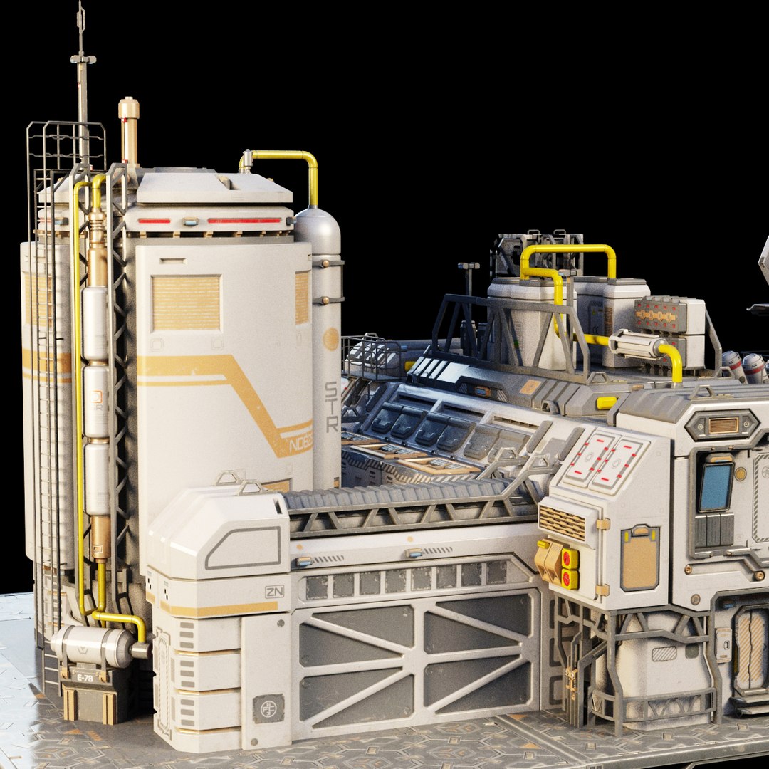 Sci Base Science Model - TurboSquid 1408969