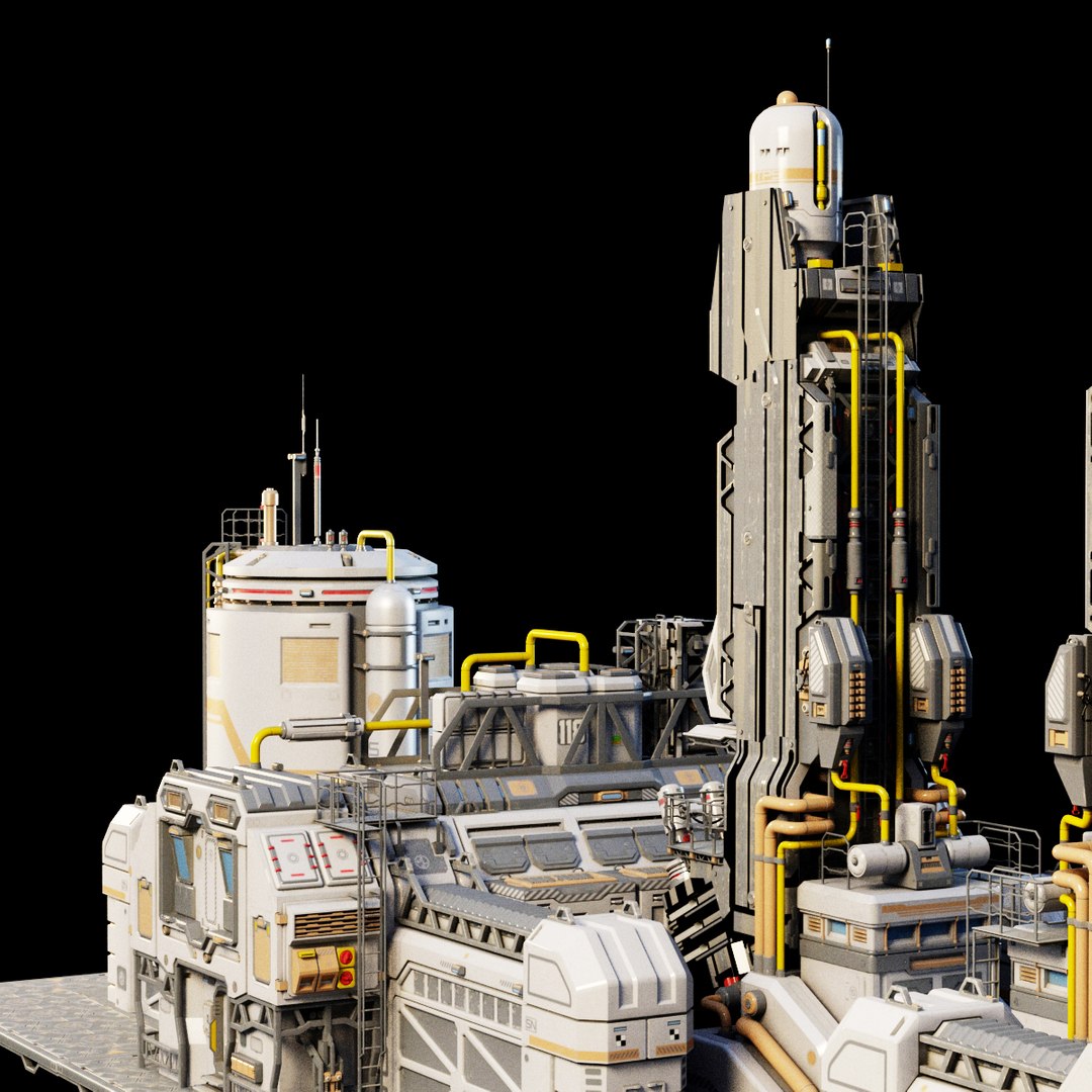 Sci Base Science Model - TurboSquid 1408969