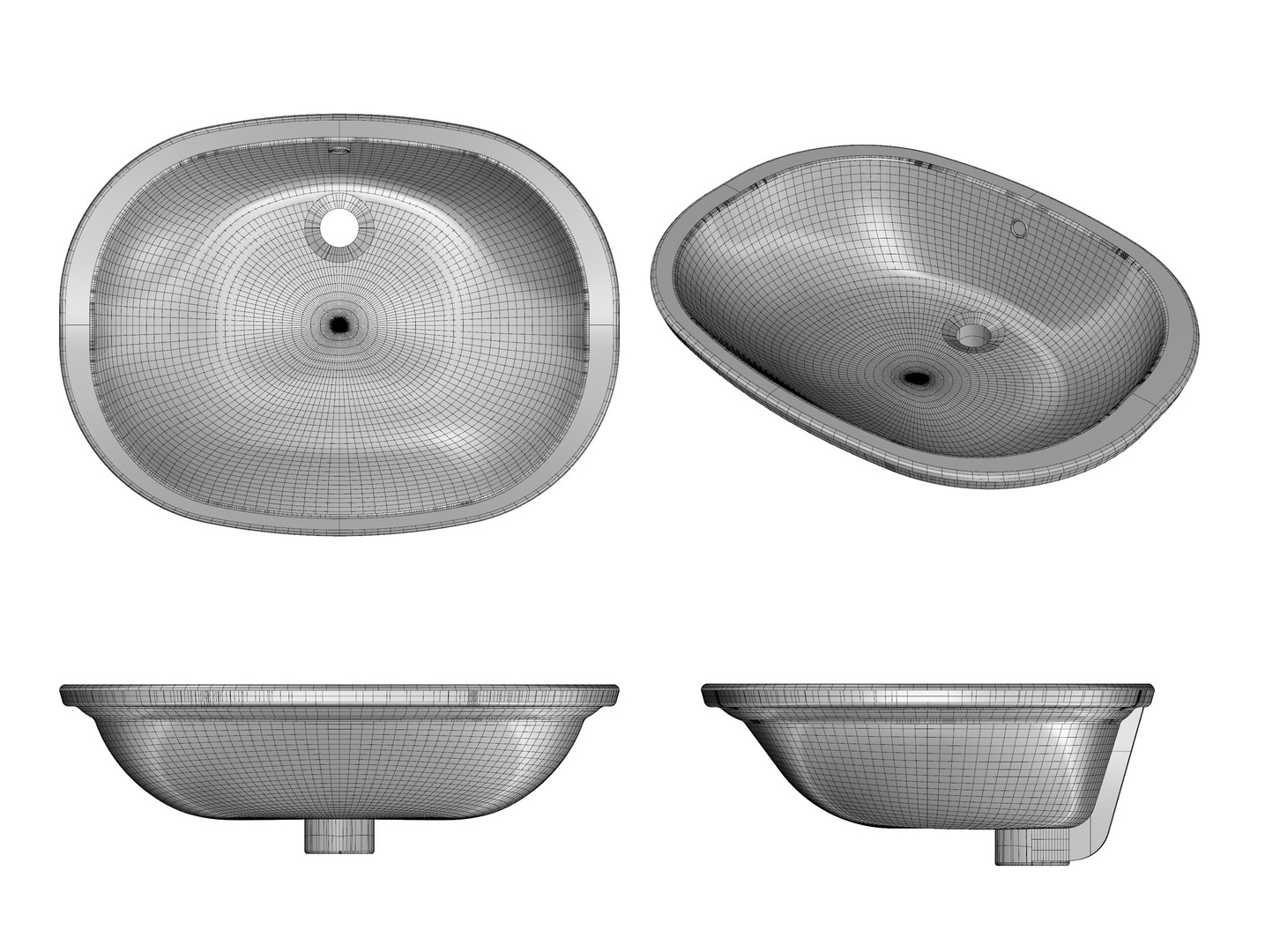 Basin 3D Model - TurboSquid 1528498