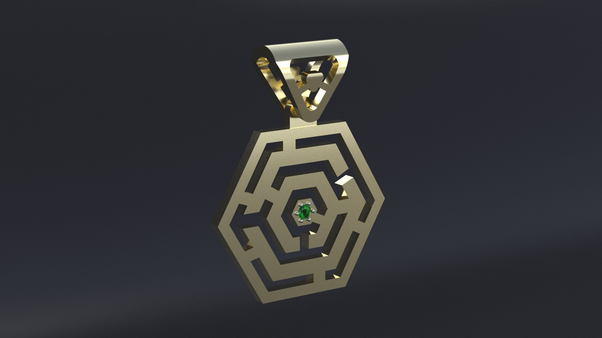 Pendant Maze For CNC Or 3D Print Model - TurboSquid 1993477