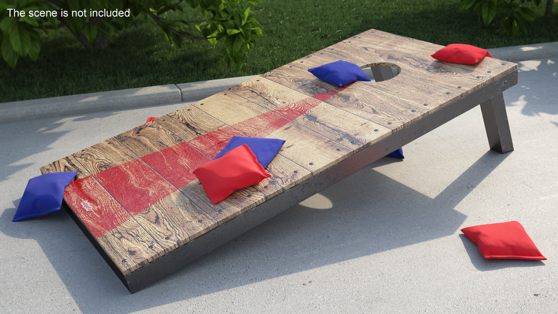 3D Cornhole Bean Bag Toss Yard Game Model - TurboSquid 2108385