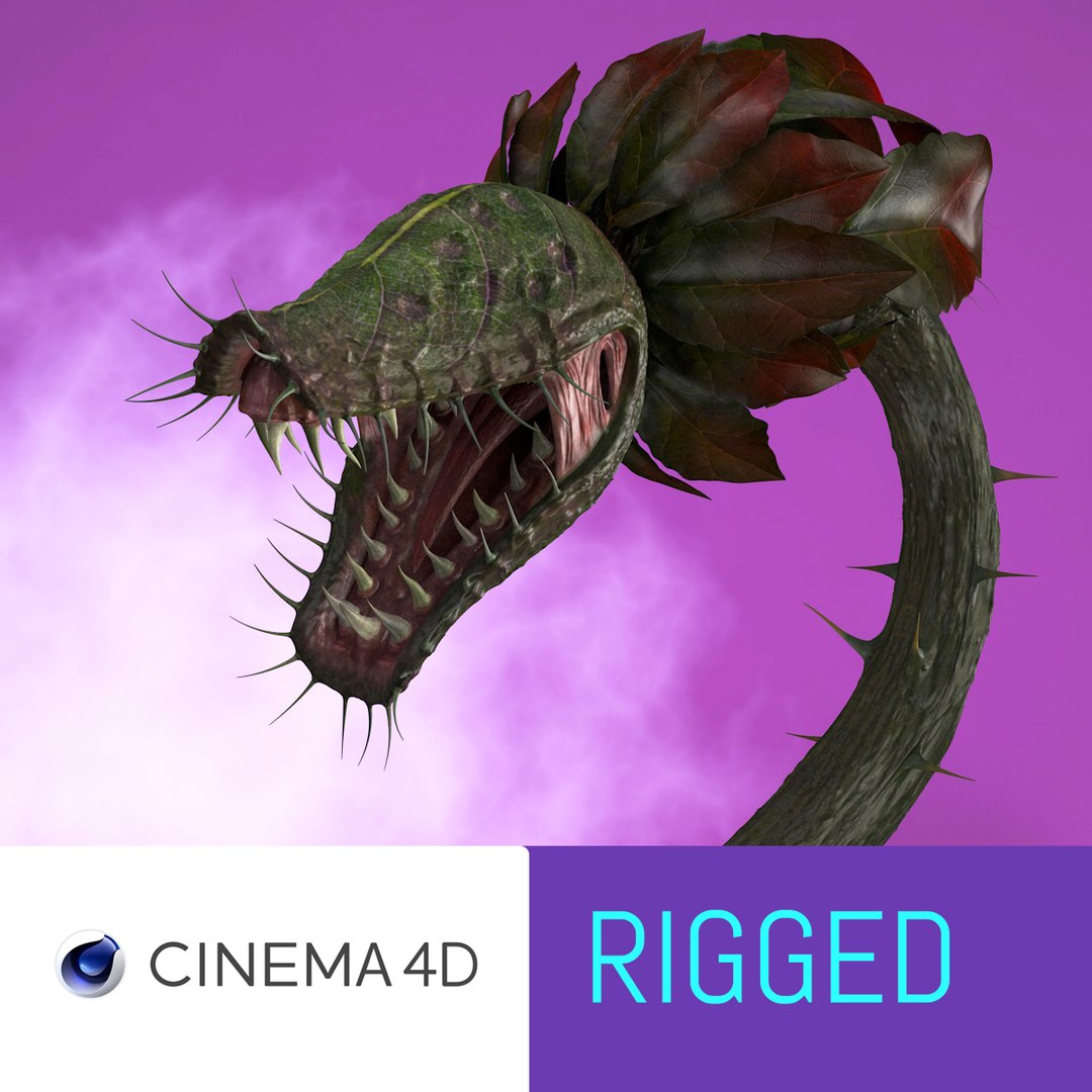 Monster Carnivours Plant 3D Model - TurboSquid 1212975