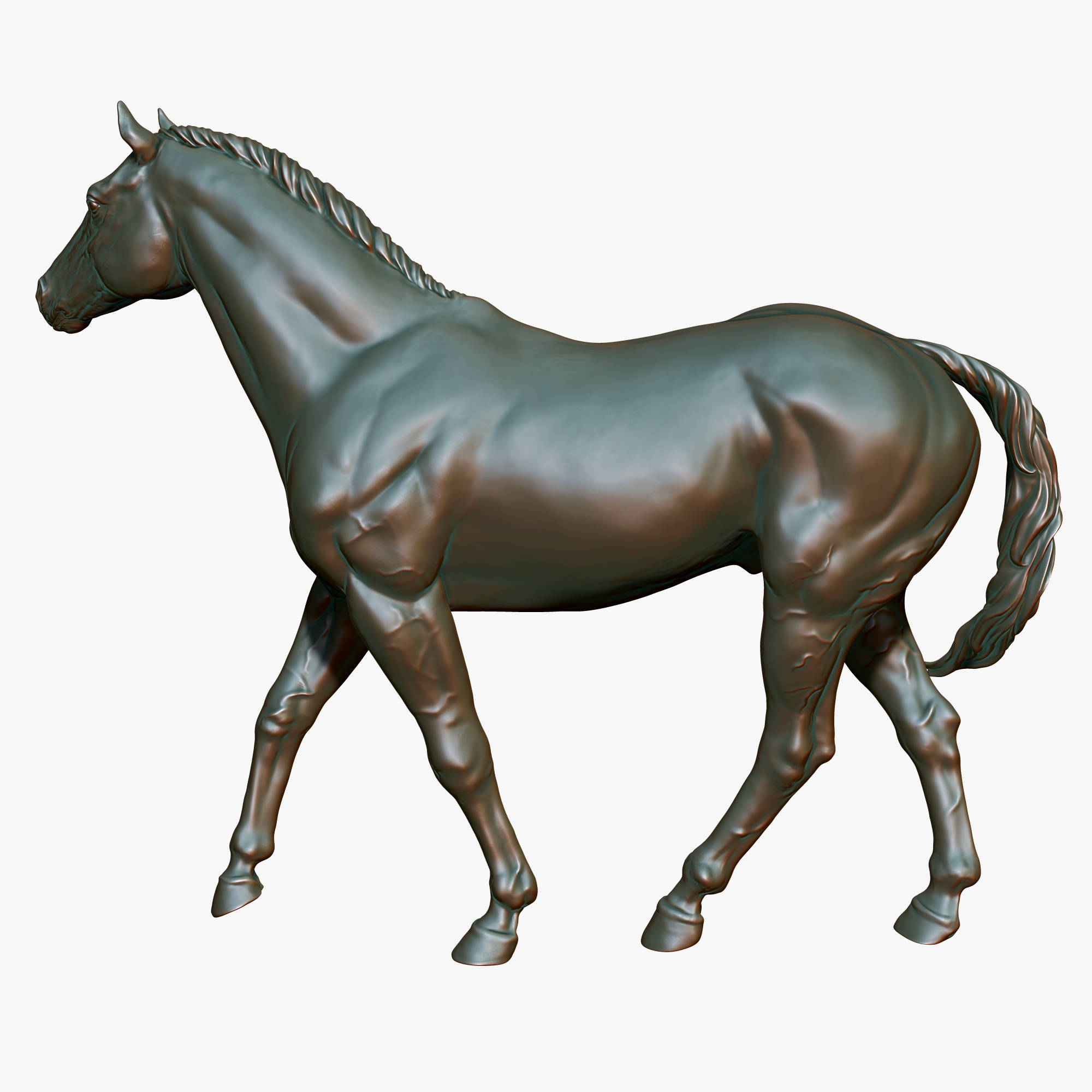 3D Printable Statue Horse 5 3D model - TurboSquid 1899300