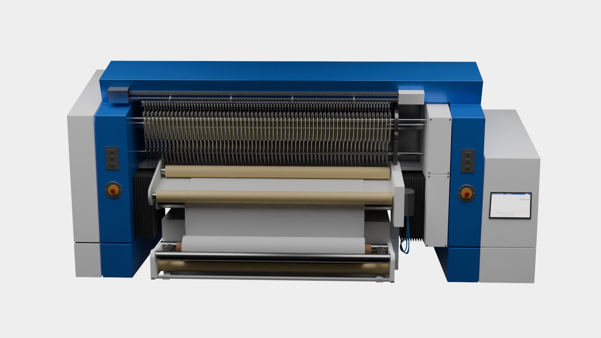 Textile Machine 3D - TurboSquid 2343965