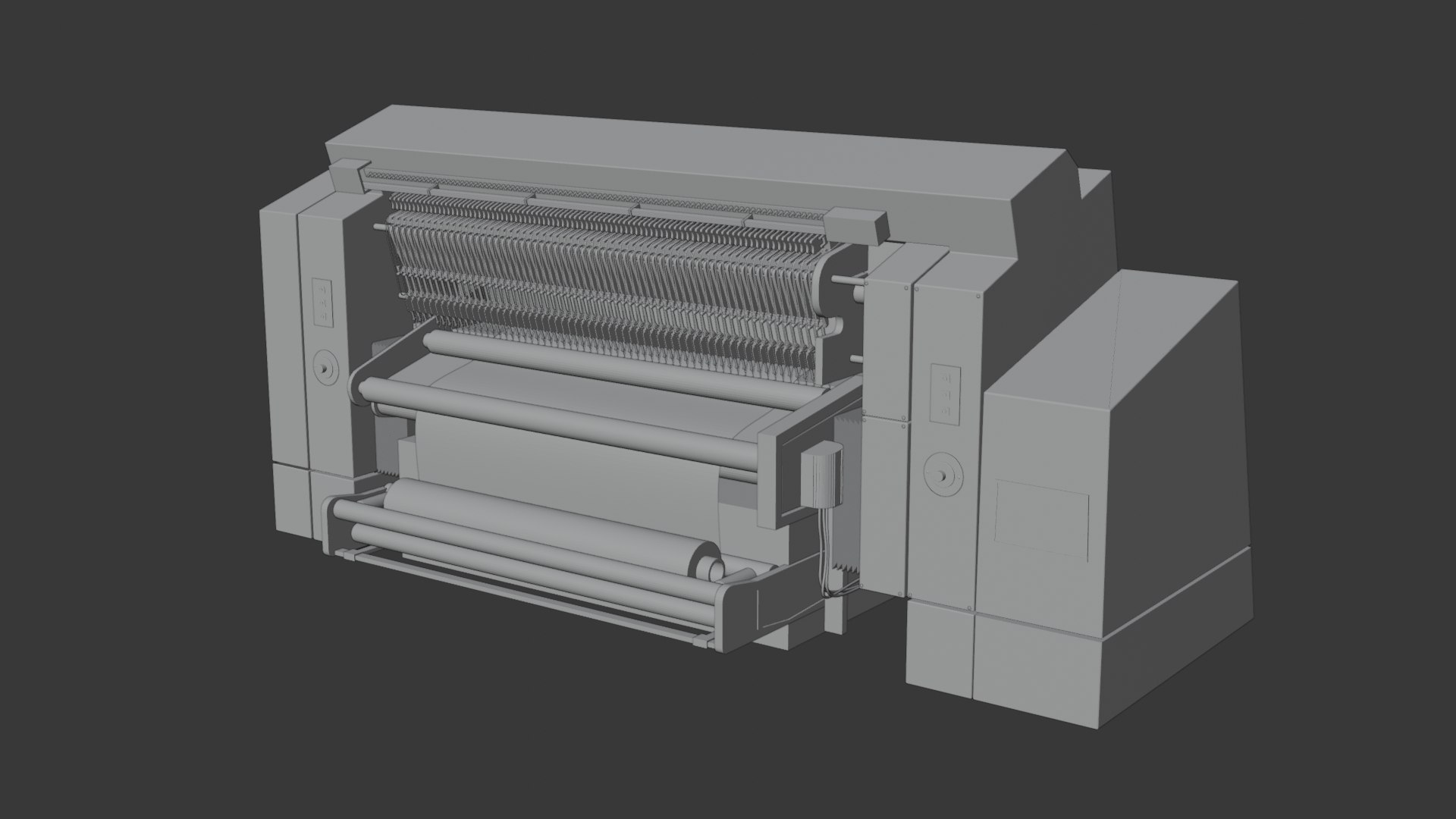Textile Machine 3D - TurboSquid 2343965
