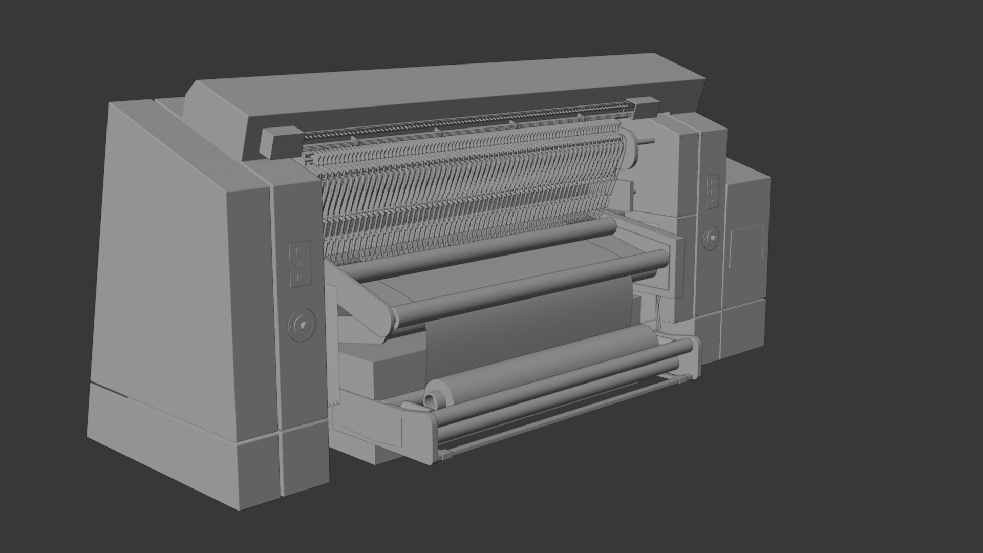 Textile Machine 3D - TurboSquid 2343965