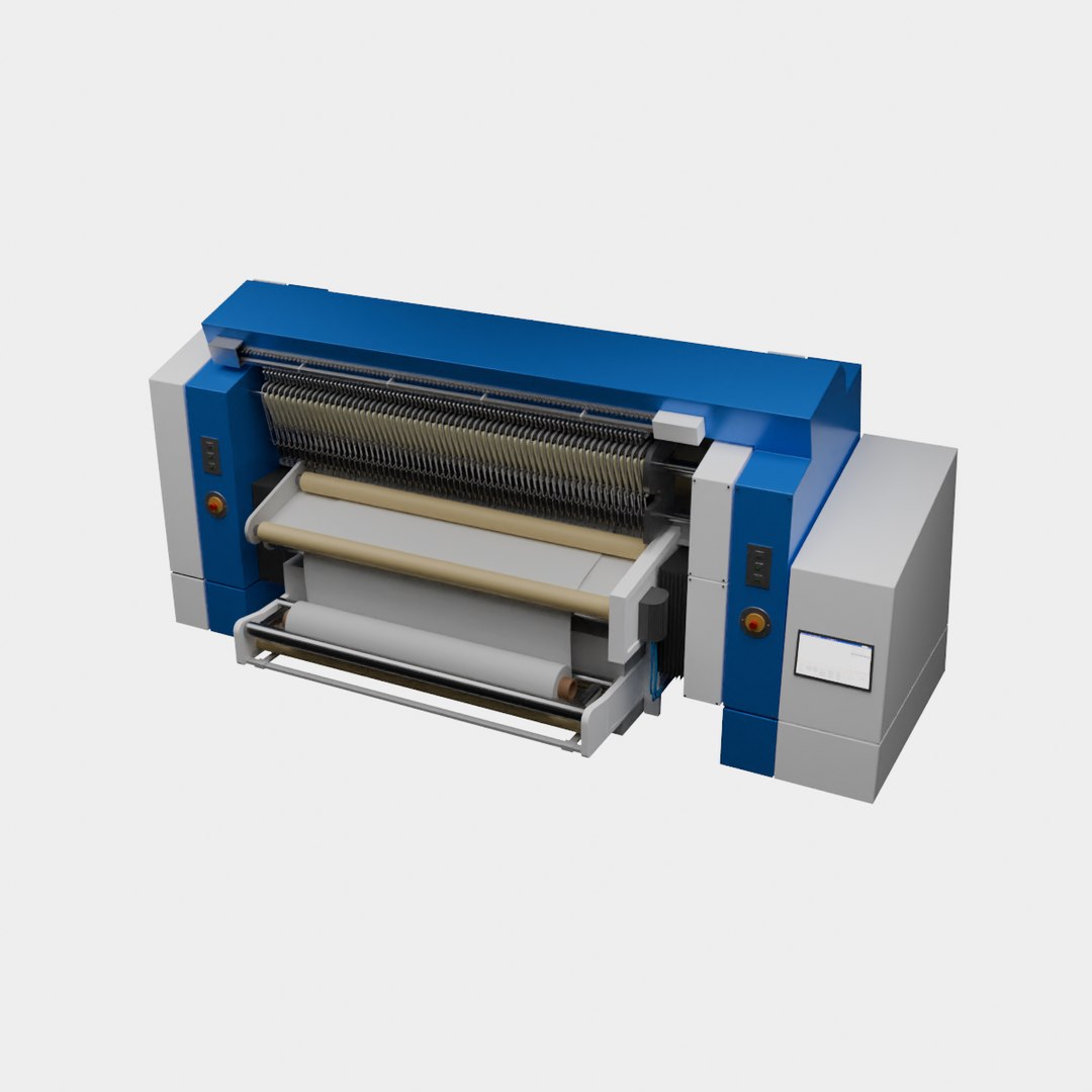 Textile Machine 3D - TurboSquid 2343965