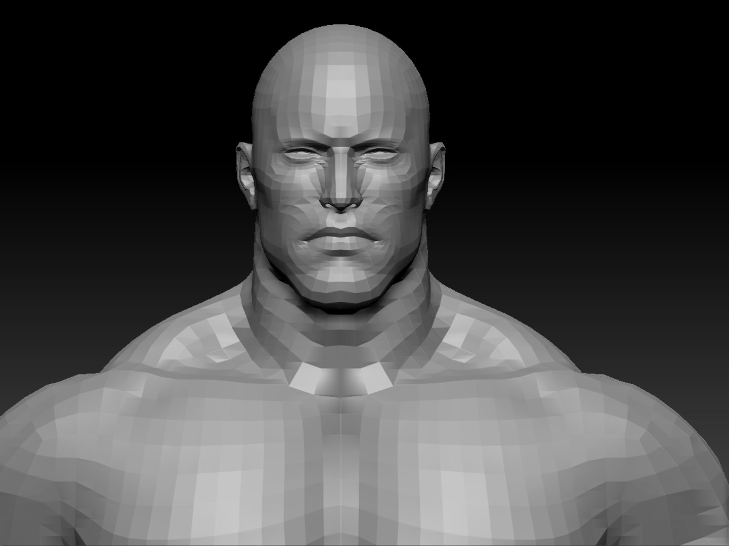3D Model Base Mesh Bodybuilder Low-poly 3D Model - TurboSquid 2371338