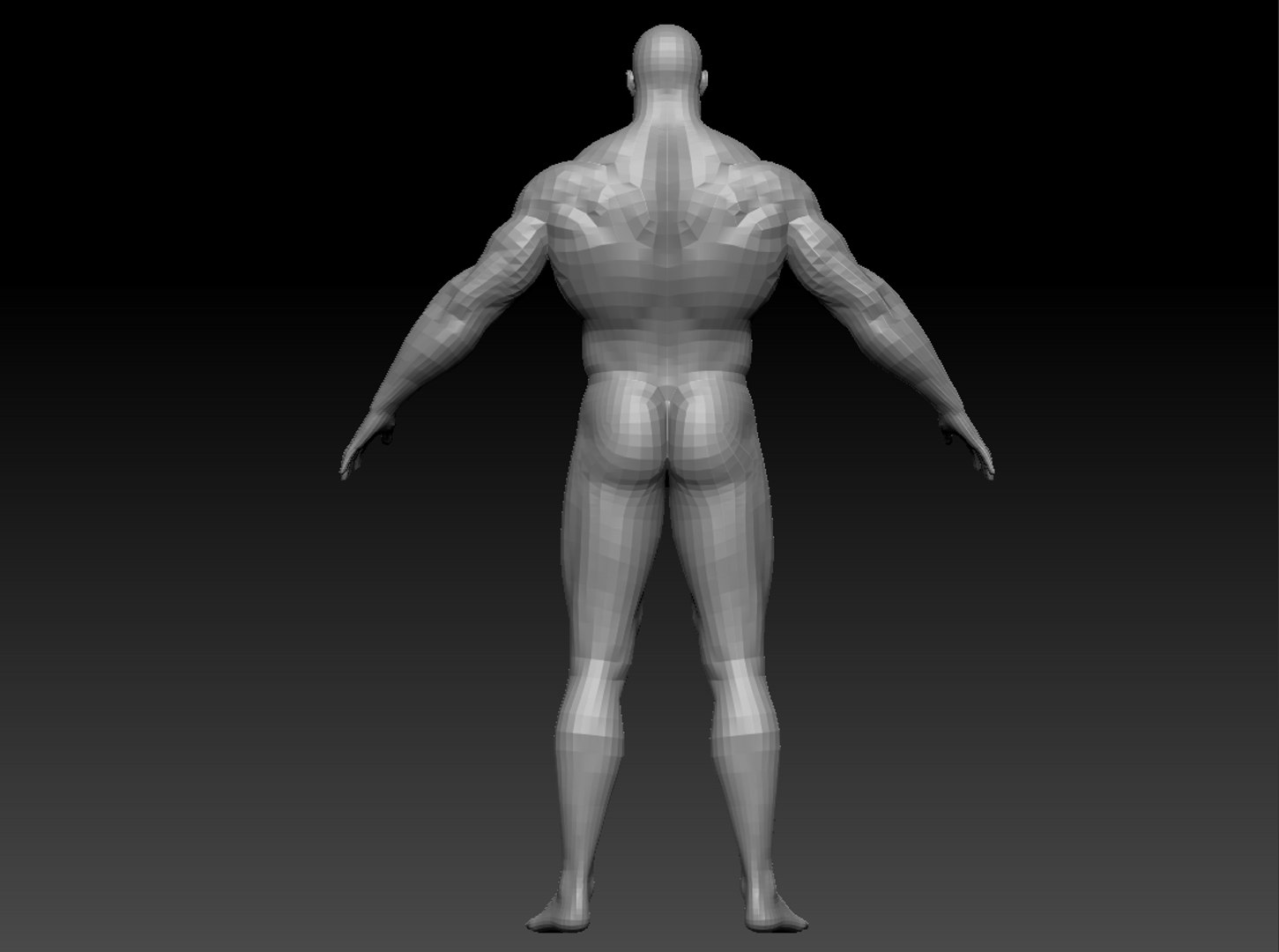 3D Model Base Mesh Bodybuilder Low-poly 3D Model - TurboSquid 2371338
