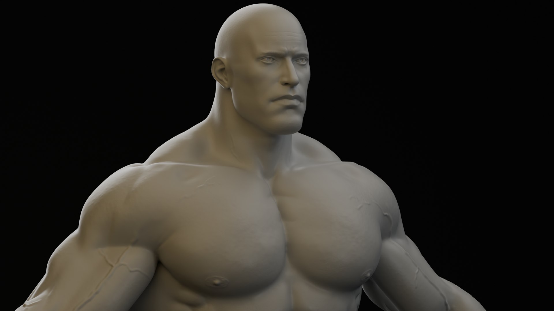 3D Model Base Mesh Bodybuilder Low-poly 3D Model - TurboSquid 2371338