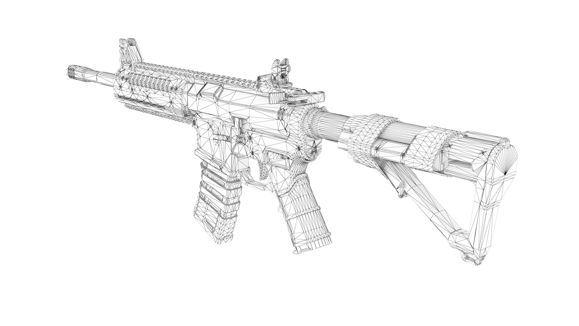 Advanced M4 Rifle 3D Model - TurboSquid 1898185