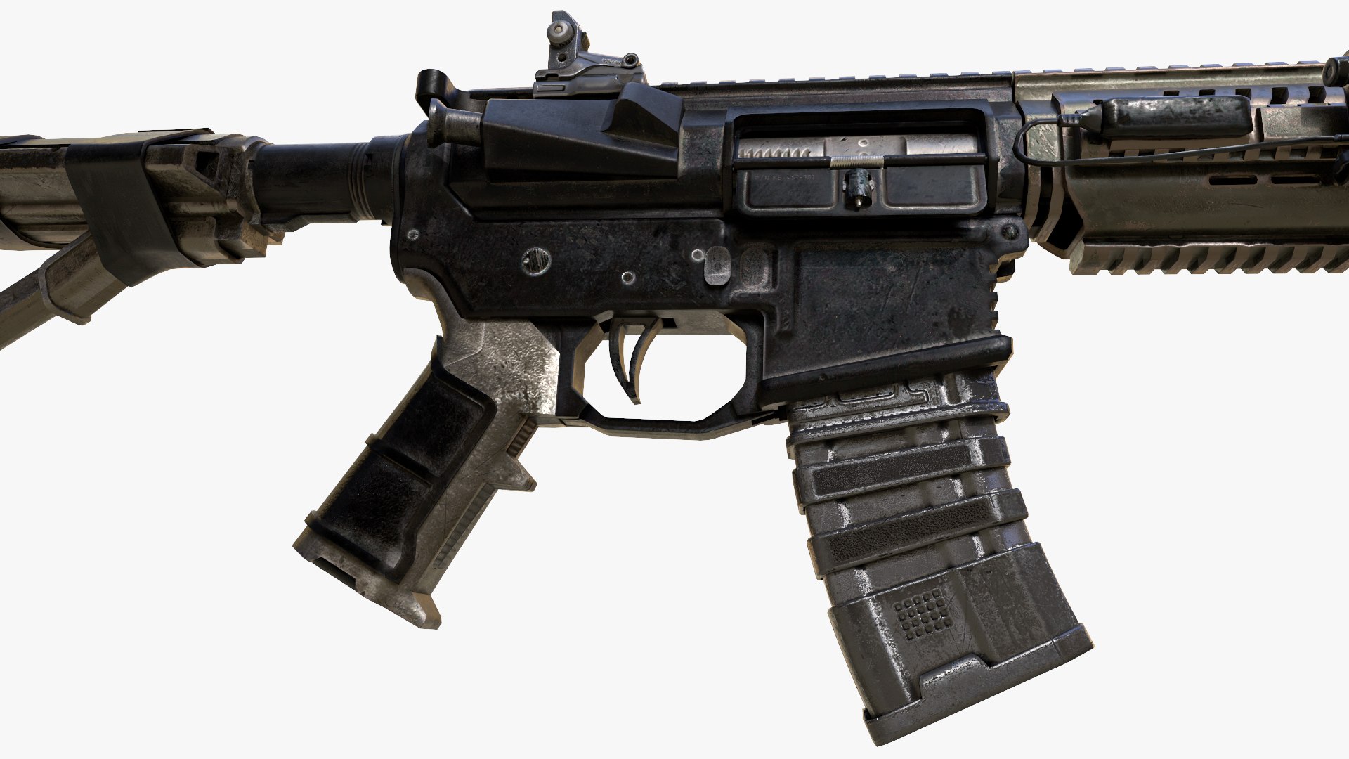 Advanced M4 Rifle 3D Model - TurboSquid 1898185