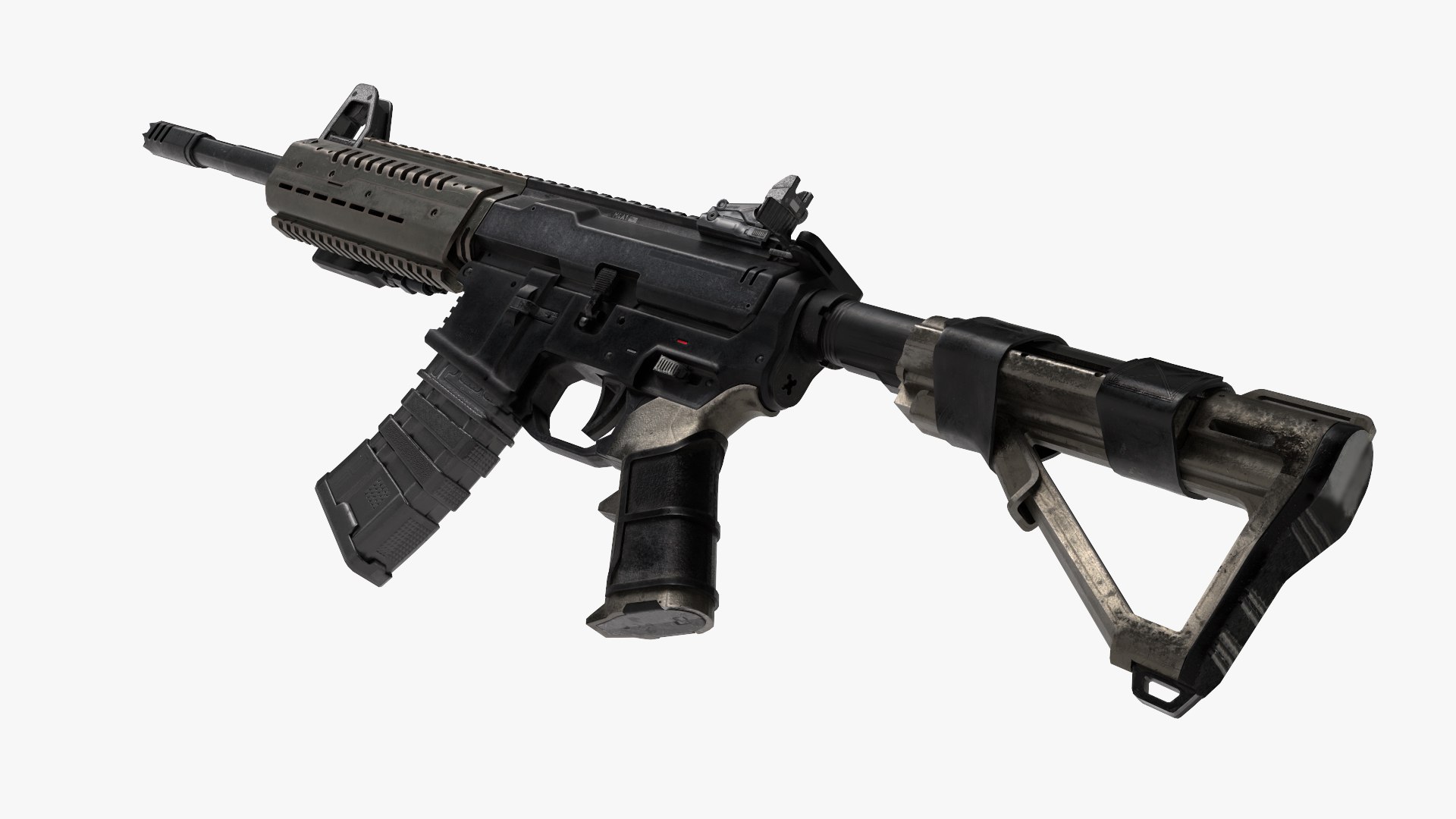 Advanced M4 Rifle 3D Model - TurboSquid 1898185