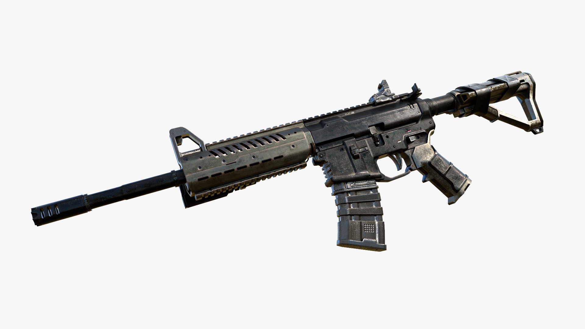 Advanced M4 Rifle 3D Model - TurboSquid 1898185