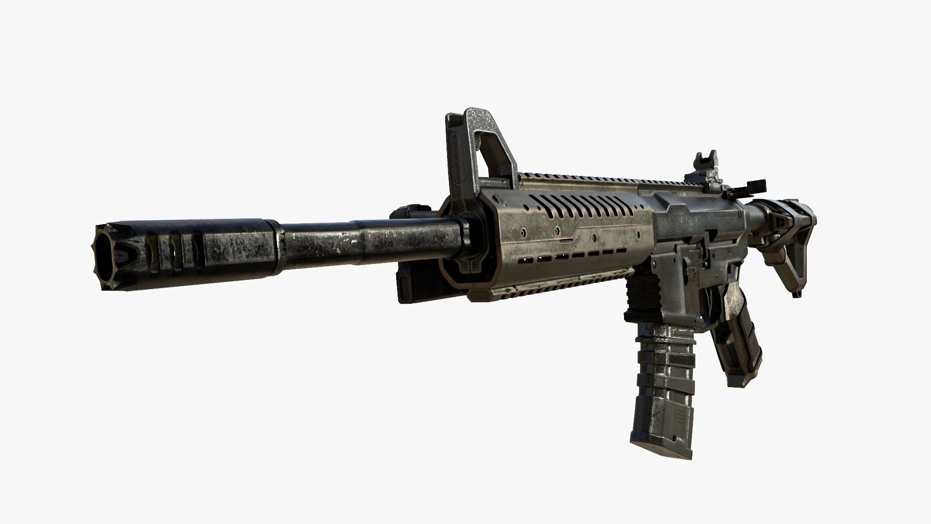 Advanced M4 Rifle 3D Model - TurboSquid 1898185