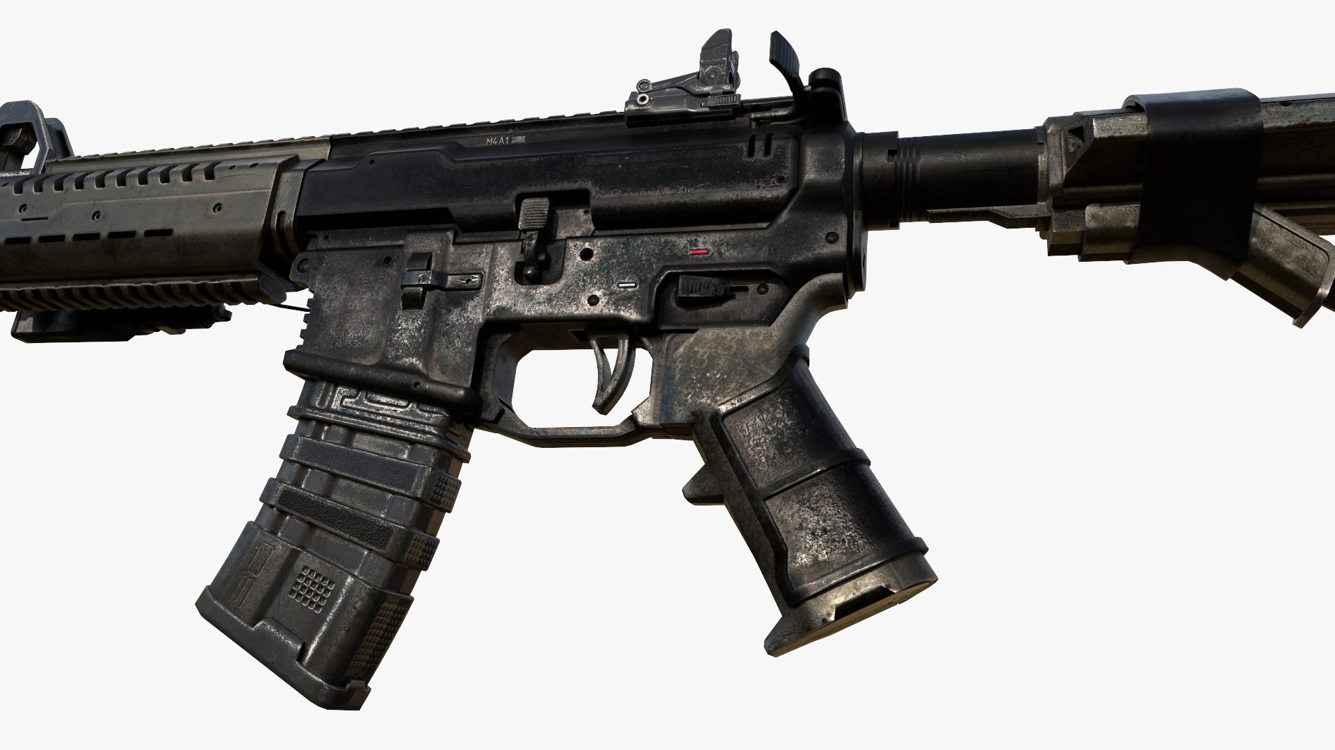 Advanced M4 Rifle 3D Model - TurboSquid 1898185