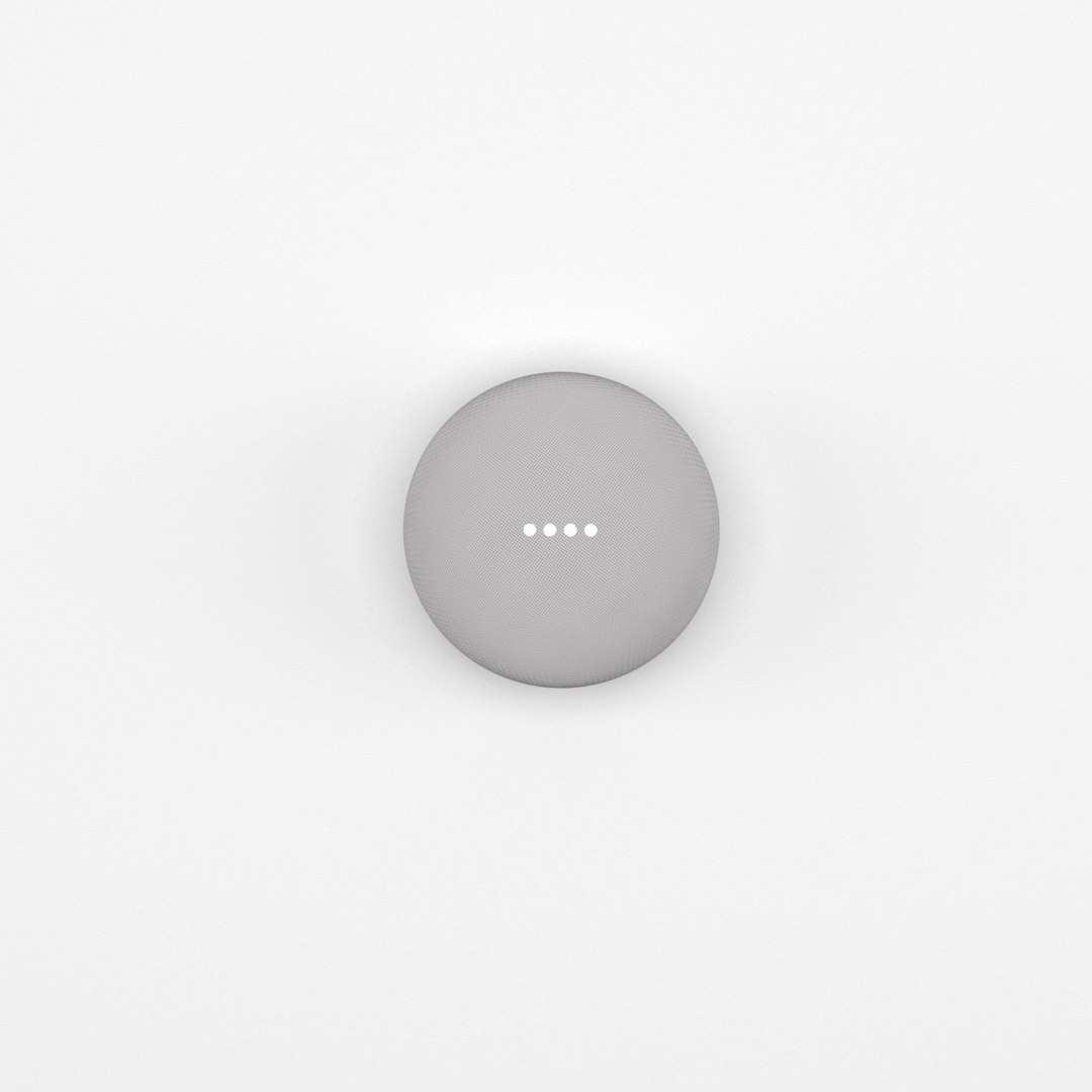 Google Home Mini 3D Model - TurboSquid 1339640