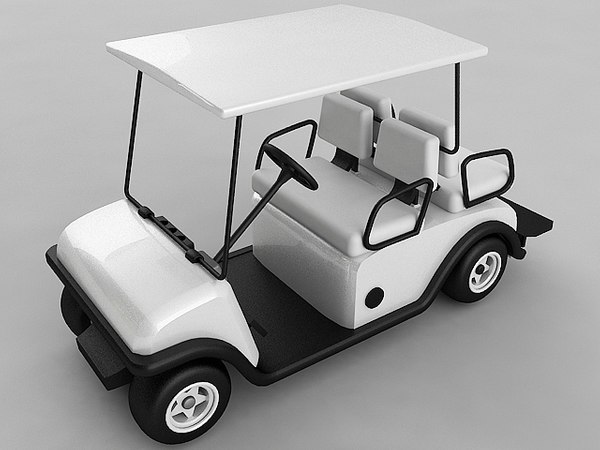 3D golf cart - TurboSquid 1299225