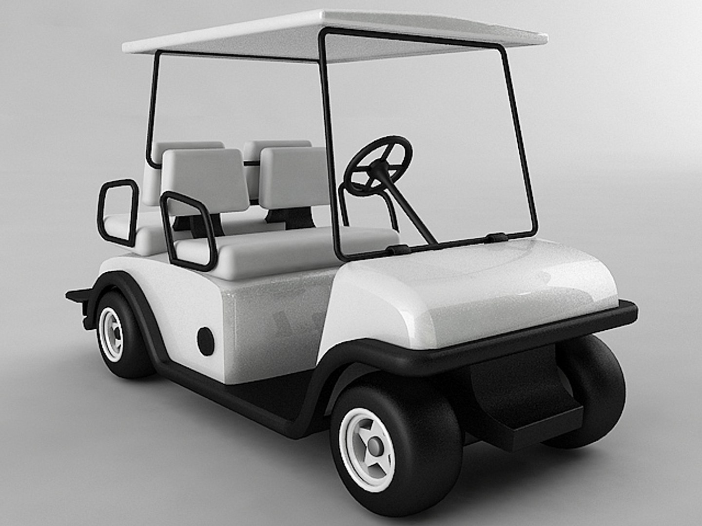 3D Golf Cart - TurboSquid 1299225