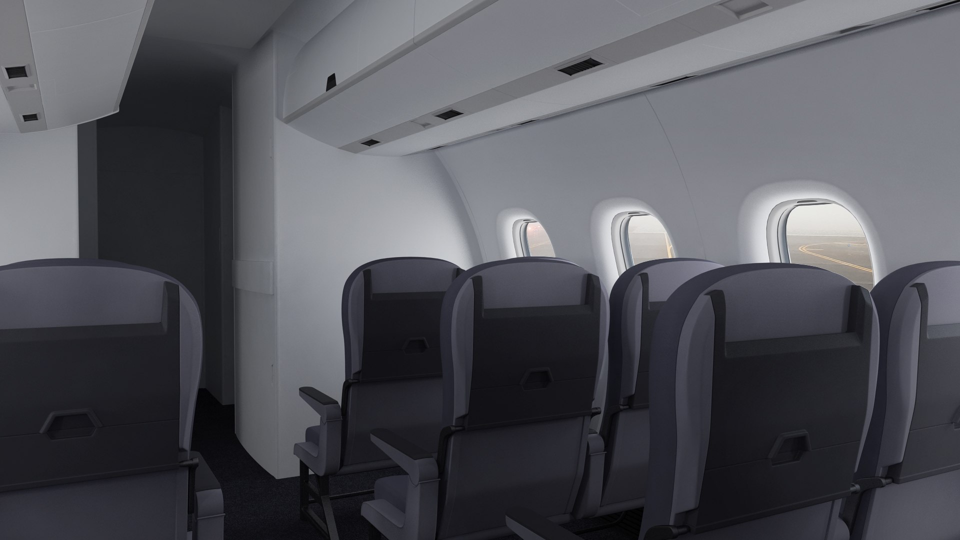 Embraer e-jet e195-e2 passenger jet 3D model - TurboSquid 1444530