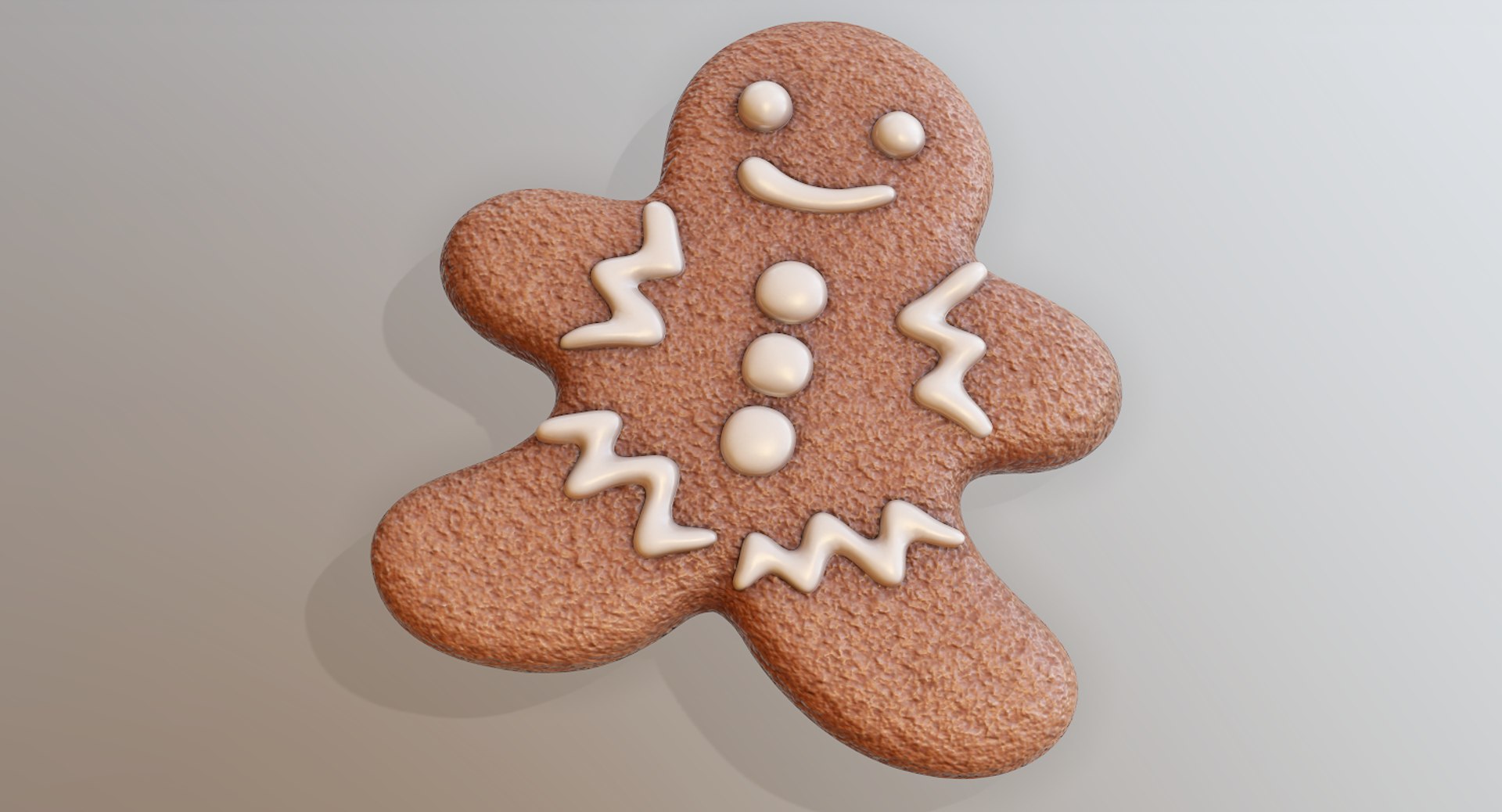 3D gingerbread man - TurboSquid 1352781