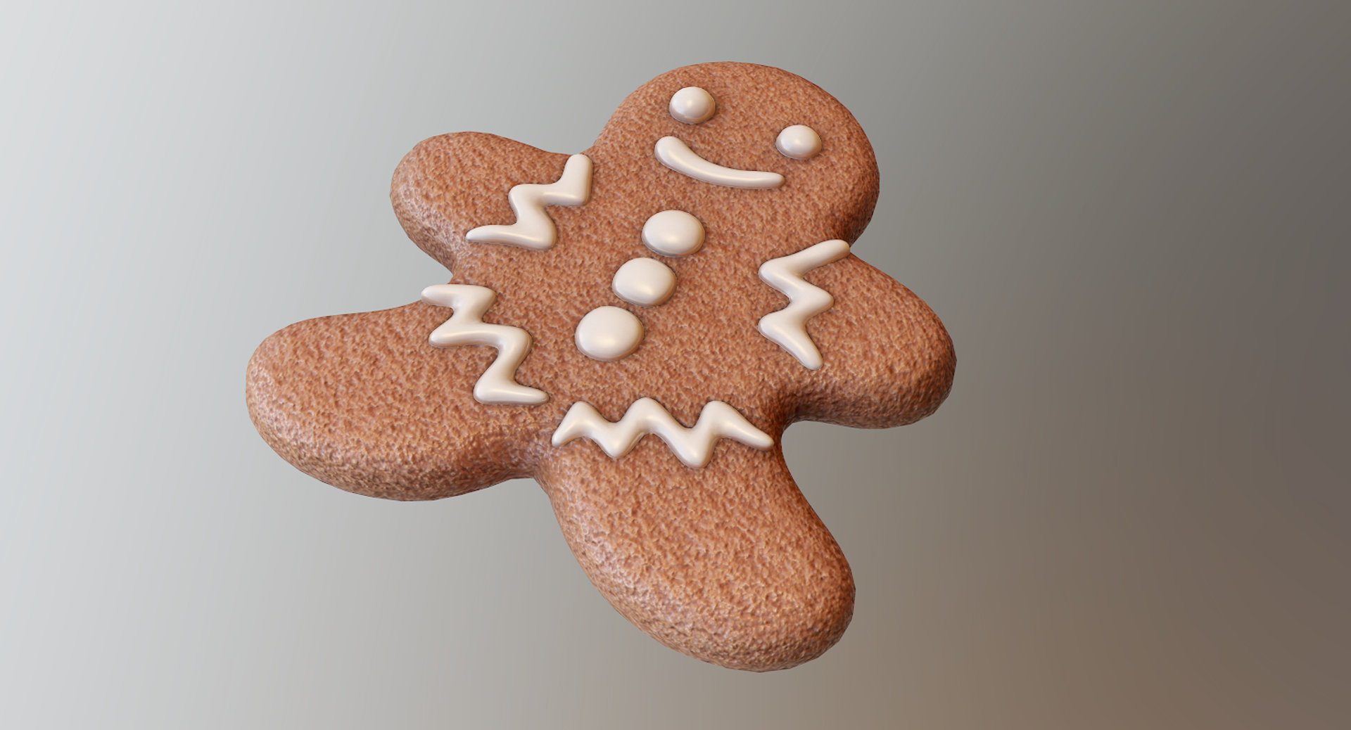 3D gingerbread man - TurboSquid 1352781