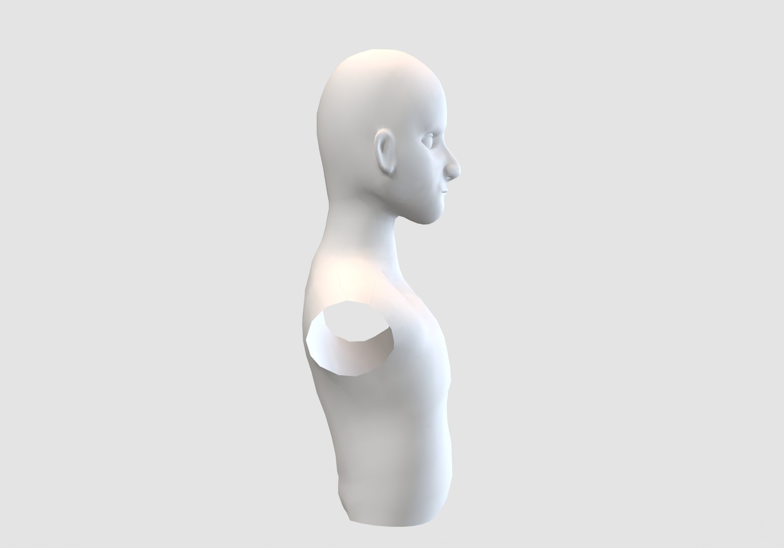 3D Manly Cartoon Torso Model - TurboSquid 1910339