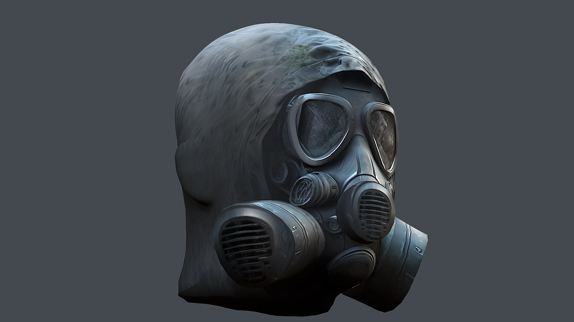 Gas Mask Protection Plastic Black 3D Model - TurboSquid 2041274