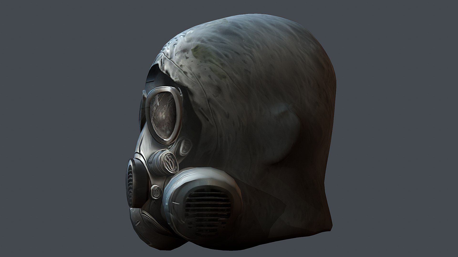 Gas Mask Protection Plastic Black 3D Model - TurboSquid 2041274