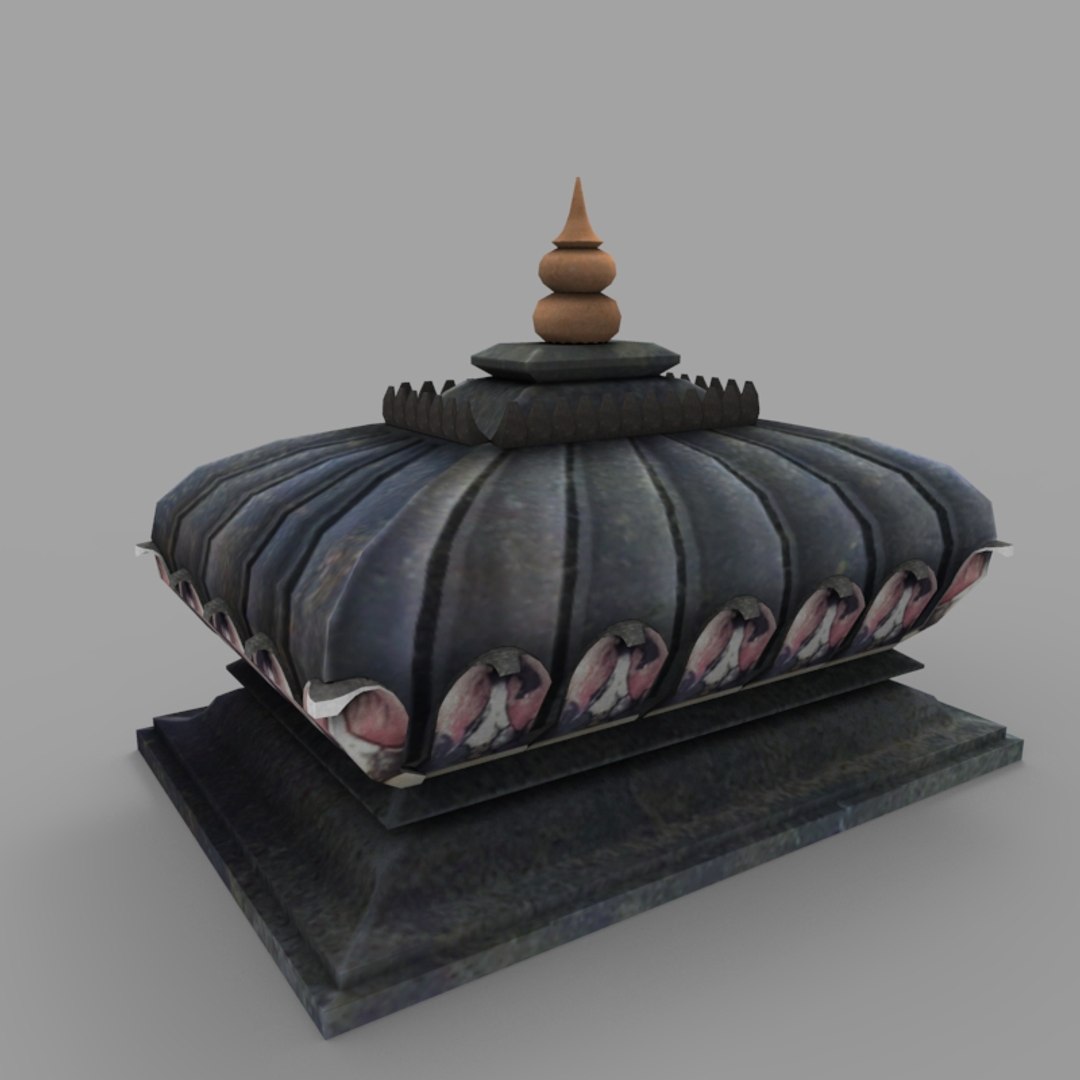 3d Prop Tomb 04 Model
