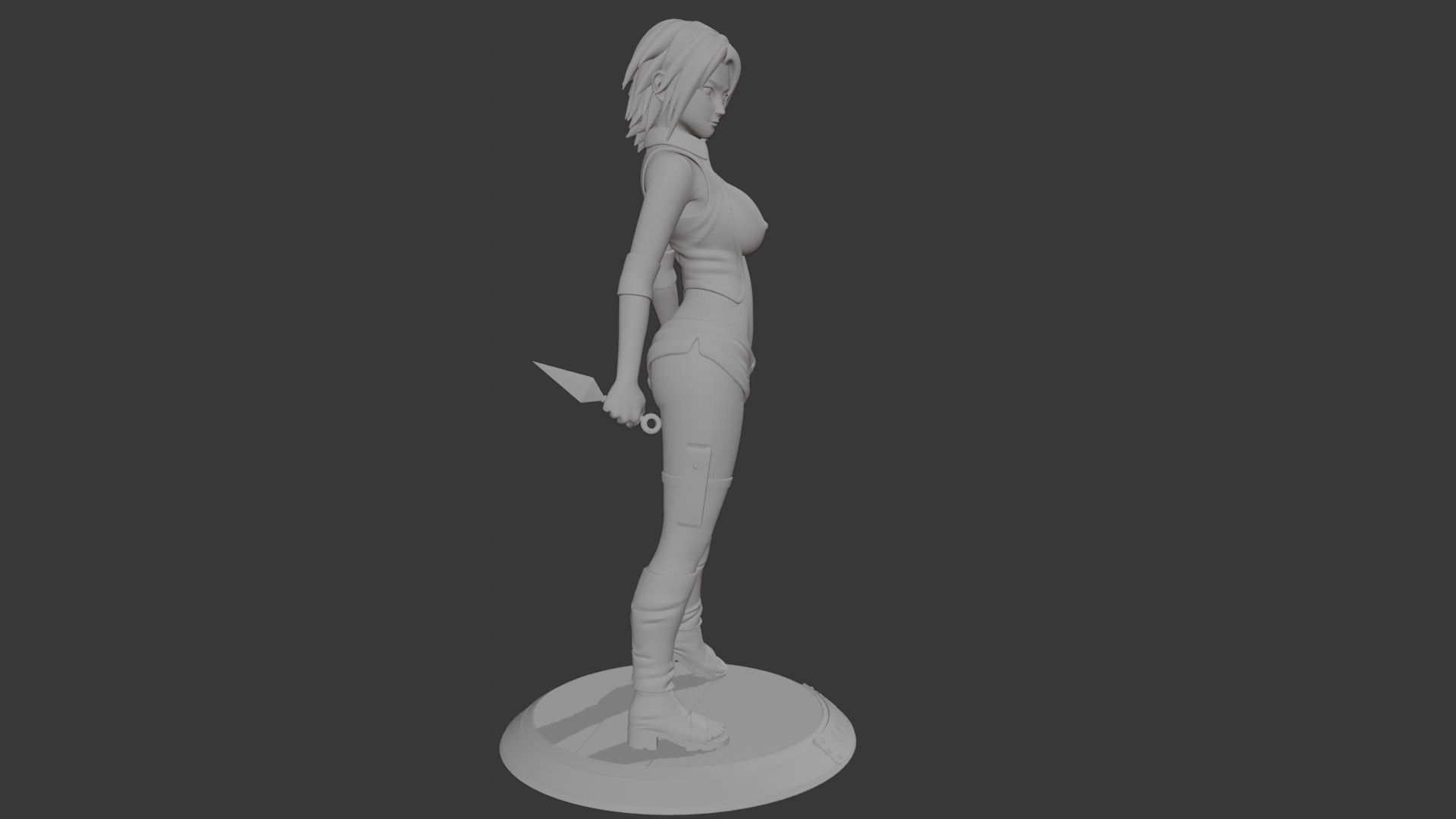 Sakura Haruno 3d Model Turbosquid 2413563