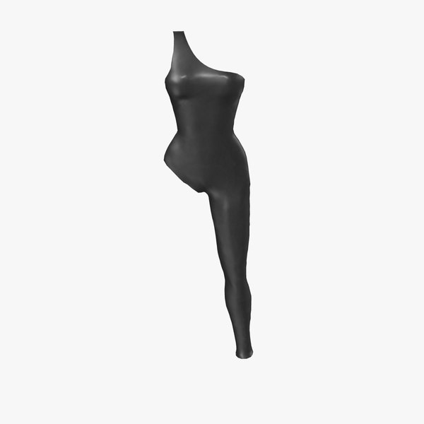 One Shoulder One Leg Catsuit 3D model - TurboSquid 1829162
