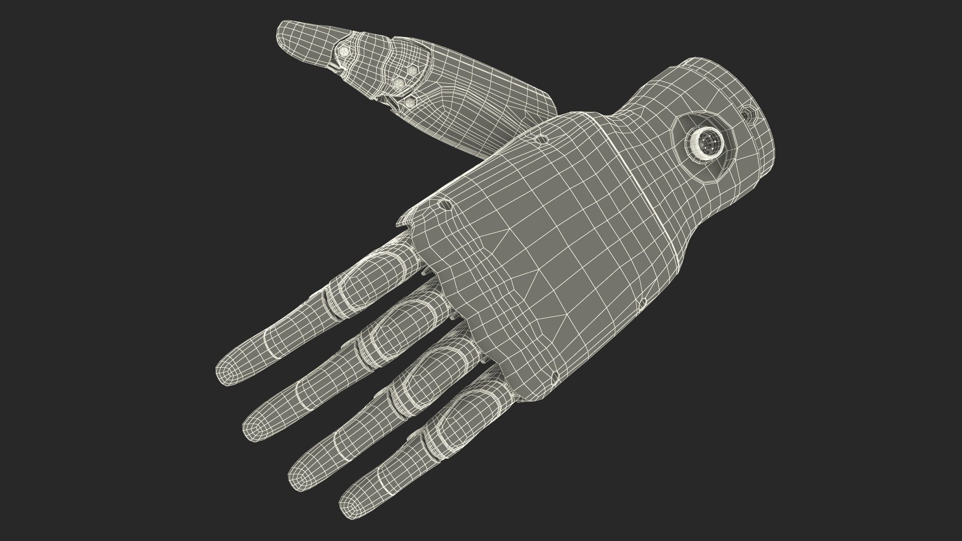 3D Left Dexterous Robot Hand Model - TurboSquid 2328166