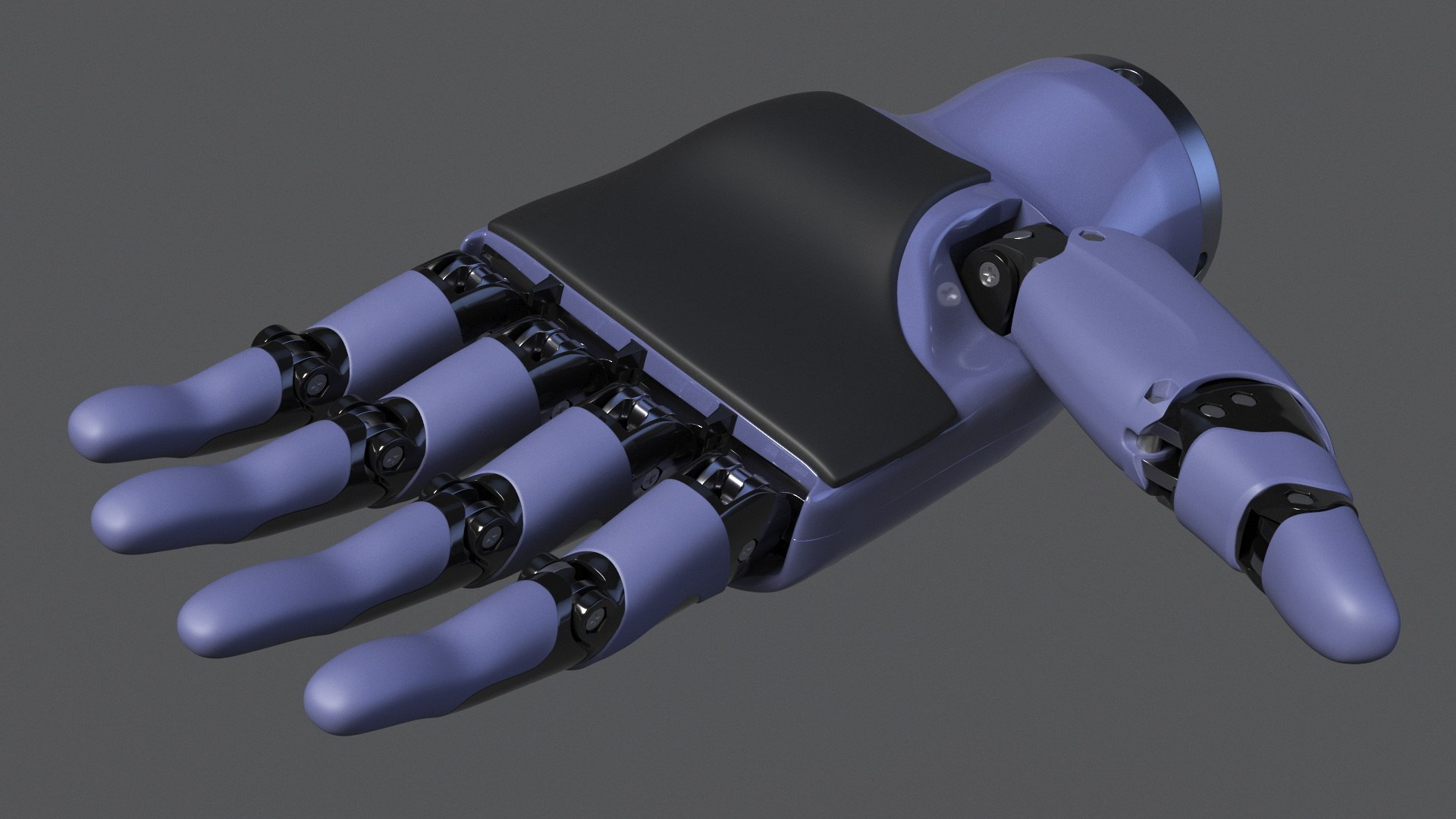 3D Left Dexterous Robot Hand Model - TurboSquid 2328166