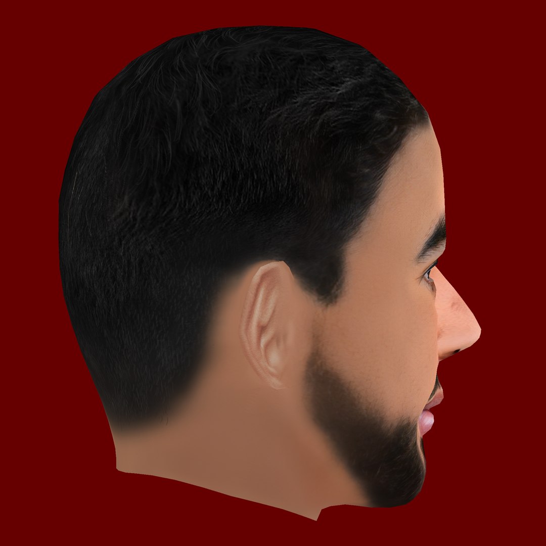 Bruno Fernandes Head - Low Poly Head For Game 3D - TurboSquid 2201541