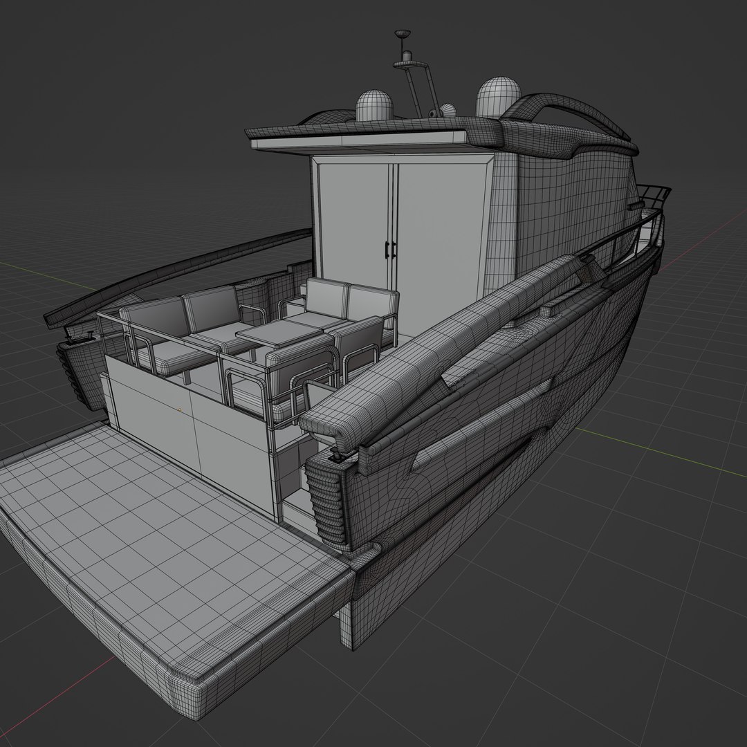 Absolute 48 Coupe Luxury Motor Yacht Model - TurboSquid 2126111