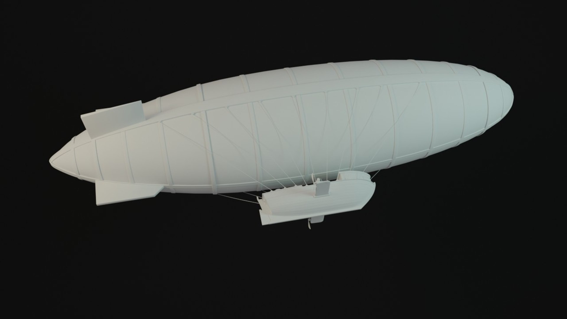 Steampunk airship steam engine 3D model - TurboSquid 1523890