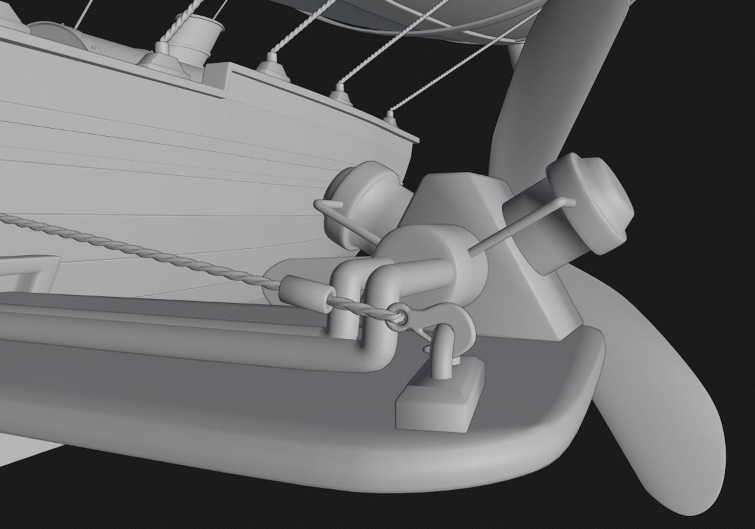 Steampunk Airship Steam Engine 3D Model - TurboSquid 1523890